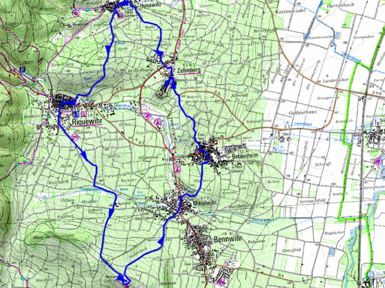 Itinéraires de randonnée - Haut-Rhin - Club Vosgien Mulhouse & Crêtes